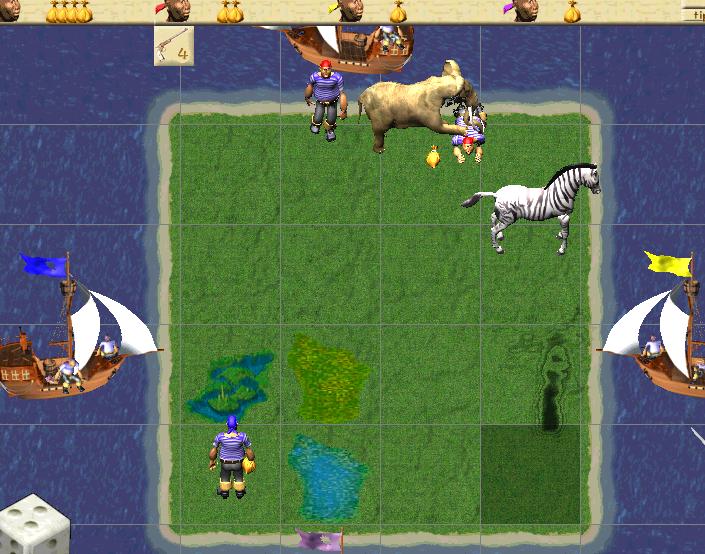 Pirate Isles Tactical Pirate computer board game