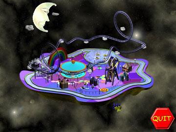 Josh World 3D Play land with 3d roller coasters