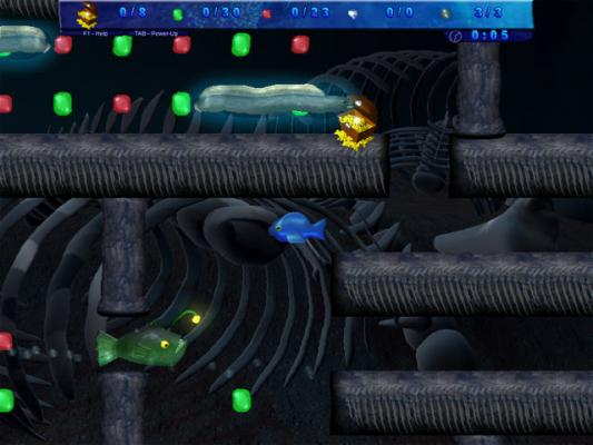 Deep Sea Adventures Run from a deadly shark, or race through the water ...