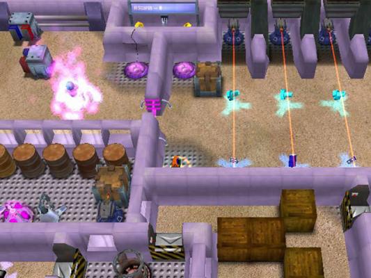 Robbox Robot game. Try to move through labyrinths successfully