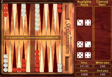 Skillgammon New way to play Backgammon! Play single-player free Online ...